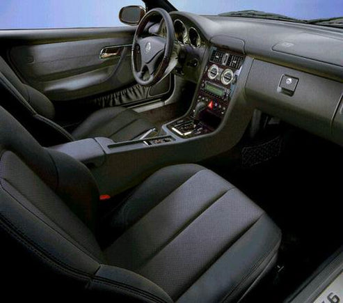 VLC-COLOR Leder- & Innenraumfarbe (150 ml) Mercedes Anthrazit SLK 1996 ...